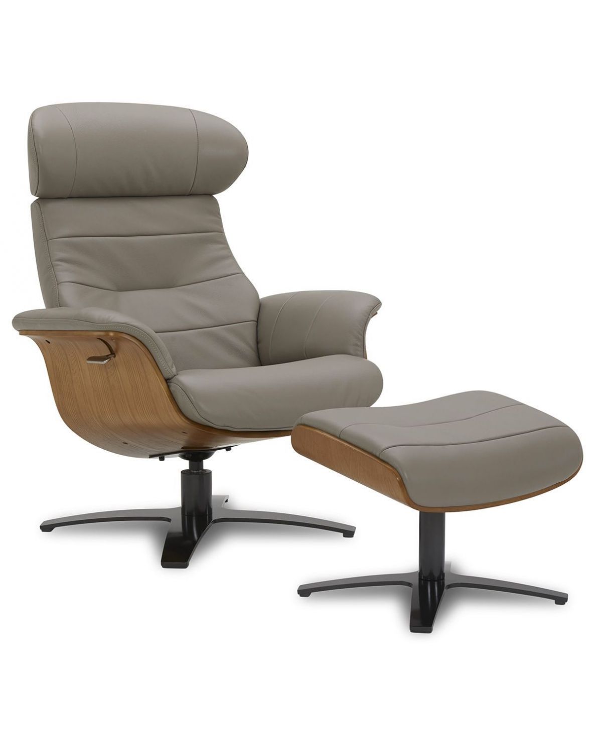 Ensemble fauteuil de relaxation Design + pouf assortis