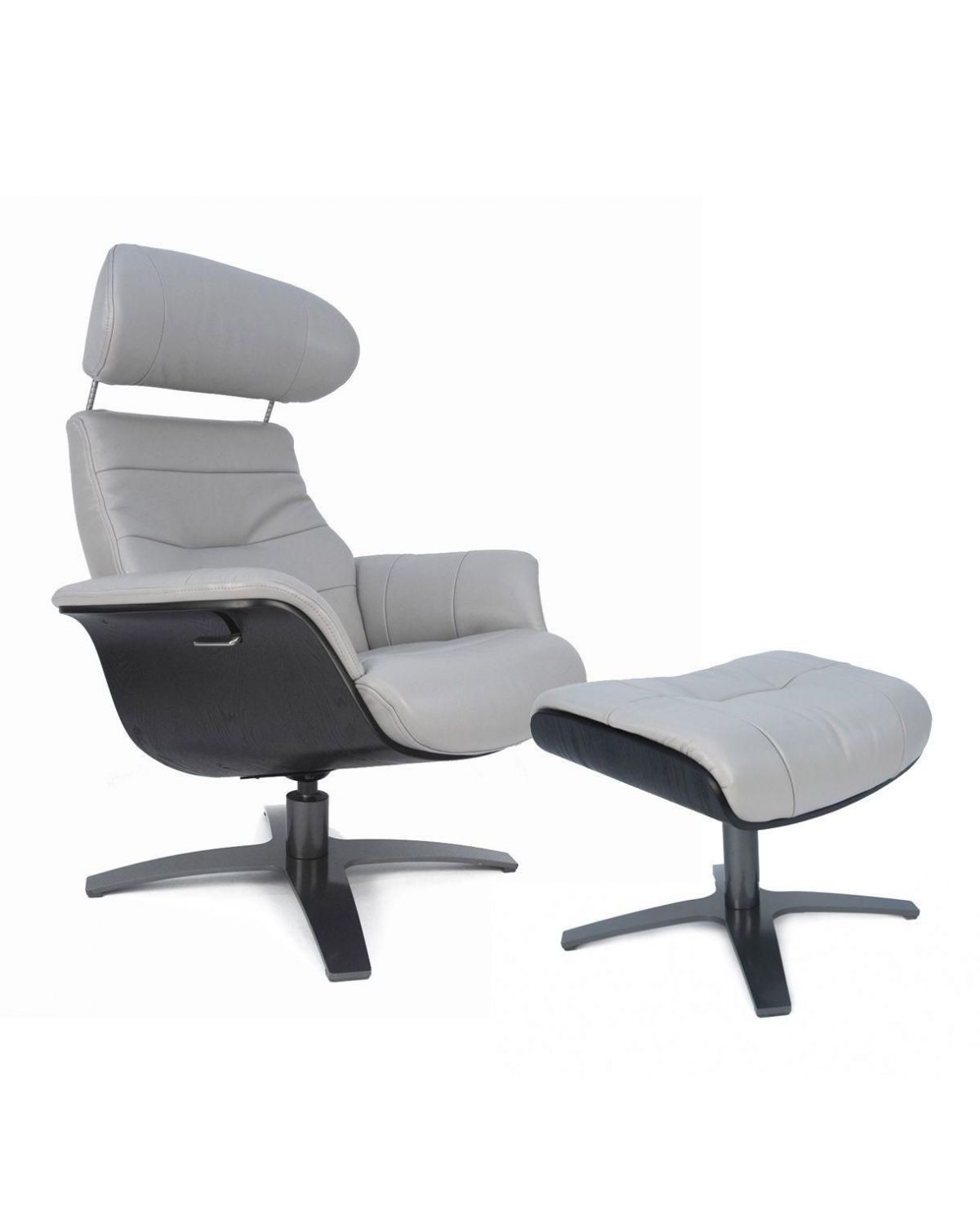 Ensemble fauteuil de relaxation Design + pouf assortis