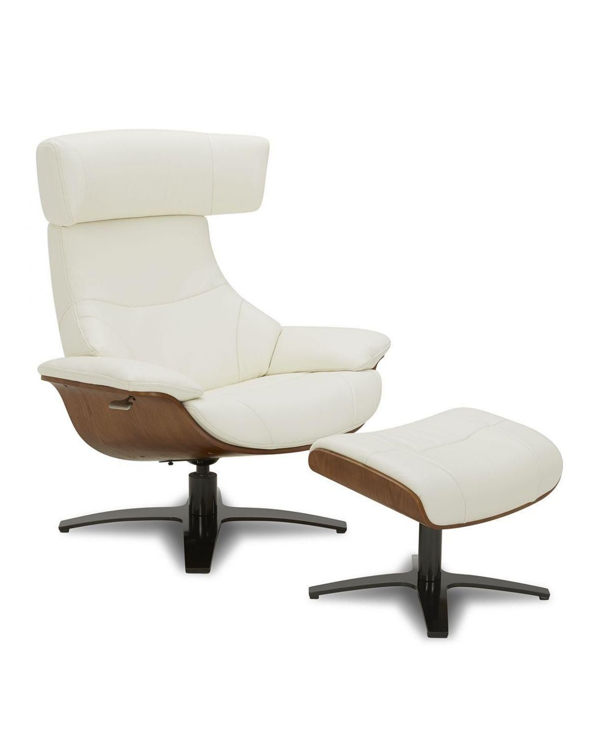 Ensemble fauteuil de relaxation Design + pouf assortis