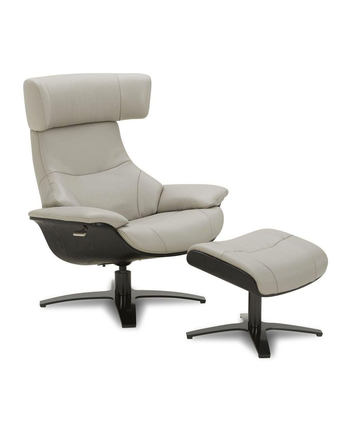 Ensemble fauteuil de relaxation Design + pouf assortis