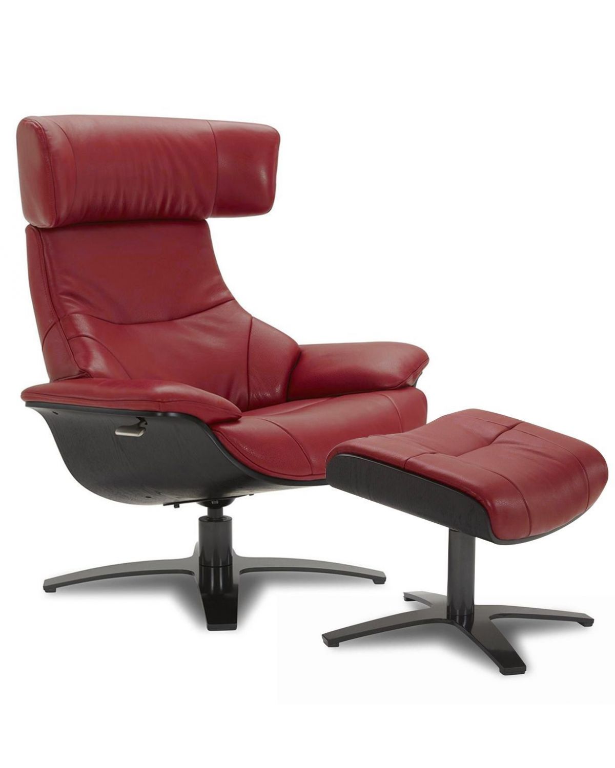 Ensemble fauteuil de relaxation Design + pouf assortis