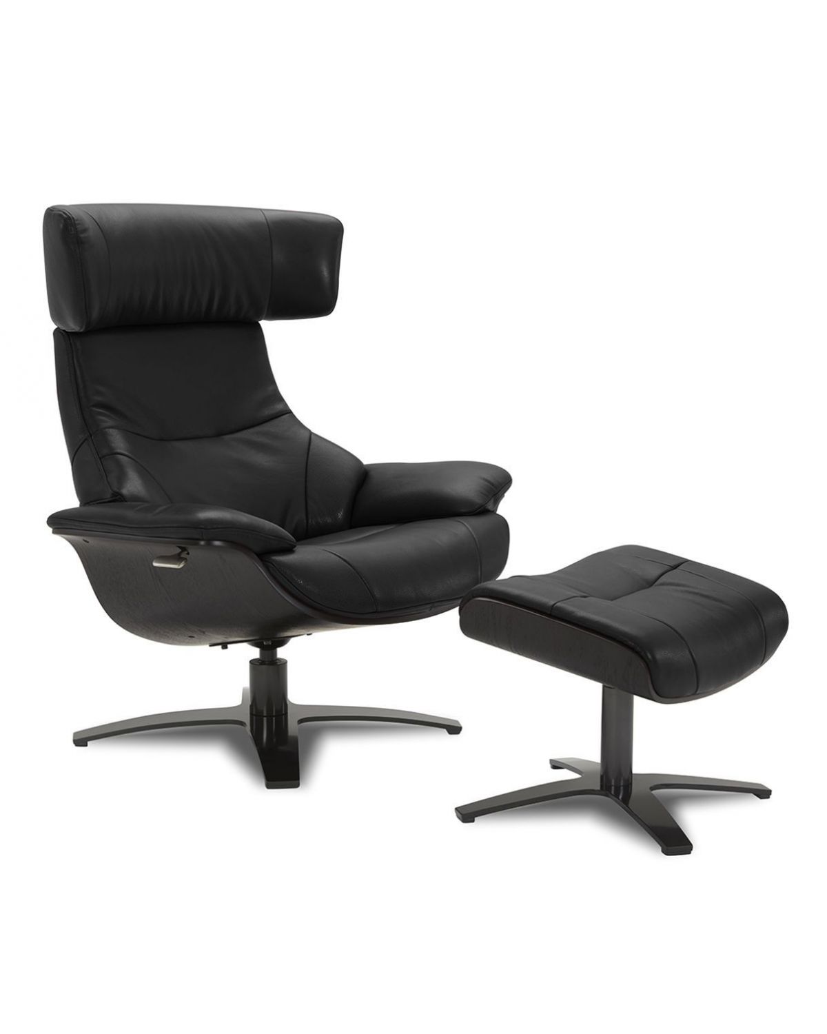 Ensemble fauteuil de relaxation Design + pouf assortis