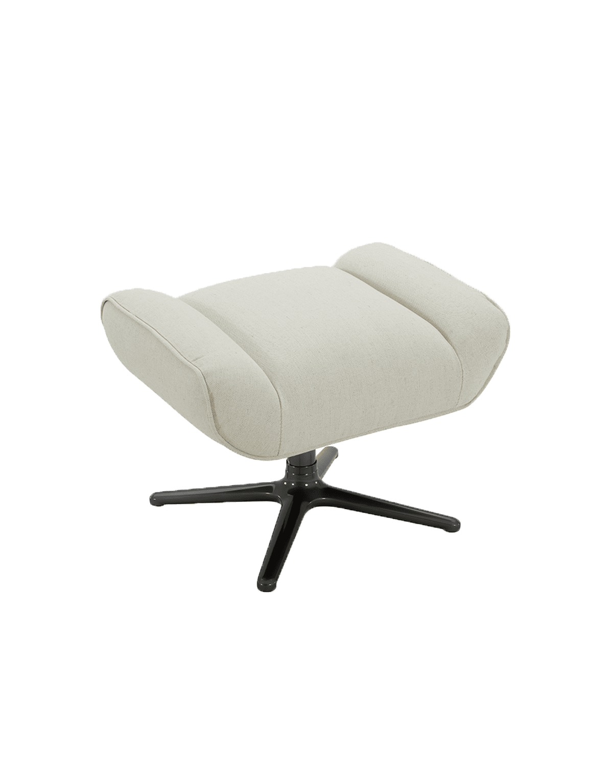 Fauteuil + Pouf Relax Manuel - Cuir ou Tissu - CASSIOPEE