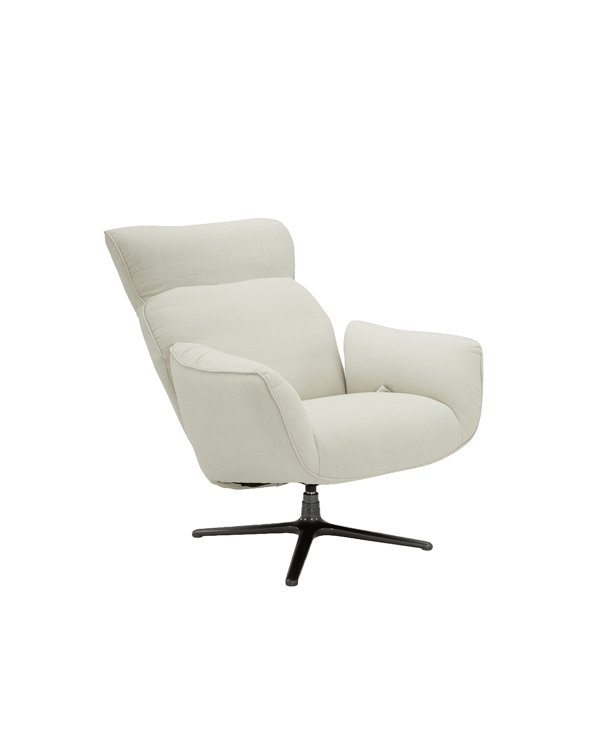 Fauteuil + Pouf Relax Manuel - Cuir ou Tissu - CASSIOPEE